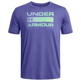 Under Armour - UA Team Issue Wordmark S/S - T-Shirt Gr S - Regular lila