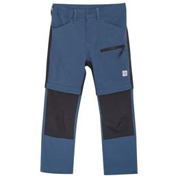 Color Kids - Kid's Pants Stretch with Zip Off Junior Style - Zip-Off-Hose Gr 122 blau