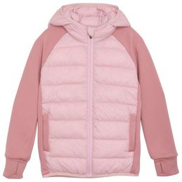 Color Kids - Kid's Hybrid Fleece Jacket with Hood - Kunstfaserjacke Gr 116 rosa