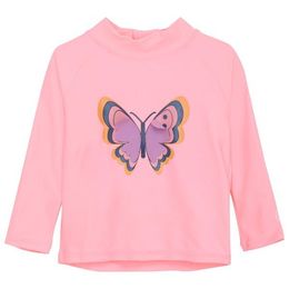 Color Kids - Baby T-Shirt with Application - Lycra Gr 74 rosa