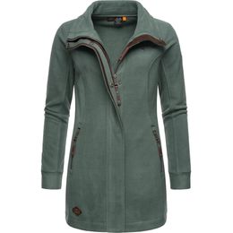 Ragwear Fleecejacke 'Letrice' Damen Gr&ouml;&szlig;e 5XL braun / pastellgr&uuml;n