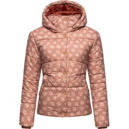 Ragwear Jacke 'Relive Remake' Damen Gr&ouml;&szlig;e XL nude / braun / wei&szlig; Winterjacke