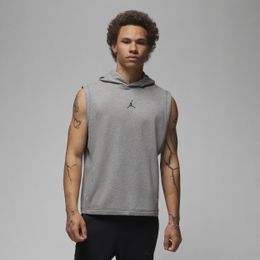 Jordan Dri-FIT Sport ärmelloses Fleece-Hoodie für Herren - Grau