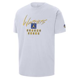 Golden State Warriors Courtside Statement Edition Jordan Max90 NBA-T-Shirt für Herren - Weiß
