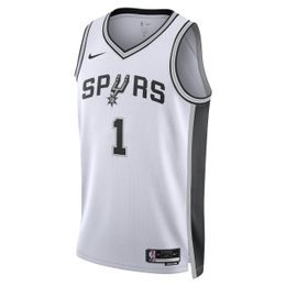 San Antonio Spurs Association Edition 2022/23 Nike Dri-FIT NBA Swingman Trikot für Herren - Weiß