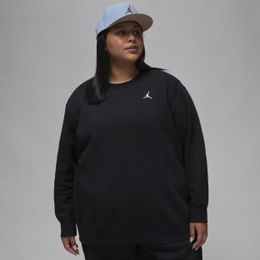 Jordan Brooklyn Fleece Sweatshirt mit Stehkragen für Damen (große Größen) - Schwarz