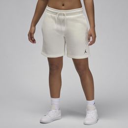 Jordan Brooklyn Fleece Damenshorts - Weiß