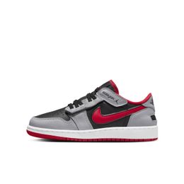 Air Jordan 1 Low FlyEase Schuh (ältere Kinder) - Schwarz