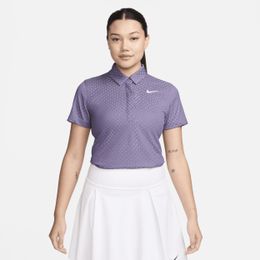 Nike Tour Dri-FIT-ADV-Kurzarm-Golf-Poloshirt für Damen - Lila