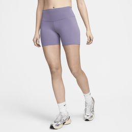 Nike One Bike Shorts mit hohem Bund für Damen (ca. 12,5 cm) - Lila