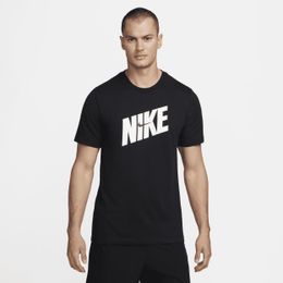 Nike Dri-FIT Fitness-T-Shirt für Herren - Schwarz