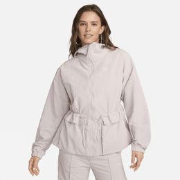 Nike Sportswear Everything Wovens Extragroße Jacke mit Kapuze für Damen - Lila