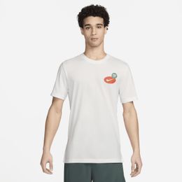 Nike Dri-FIT Fitness-T-Shirt für Herren - Weiß