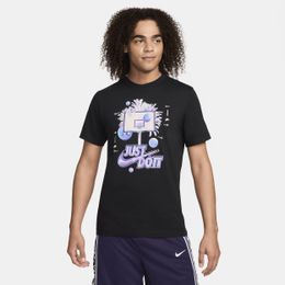 Nike Basketball-T-Shirt für Herren - Schwarz
