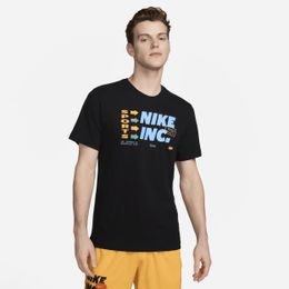 Nike Dri-FIT Fitness-T-Shirt für Herren - Schwarz