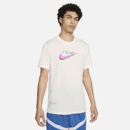 Nike Dri-FIT Basketball-T-Shirt für Herren - Weiß