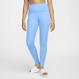 Nike One Leggings in voller Länge mit hohem Bund für Damen - Blau