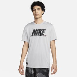 Nike Dri-FIT Fitness-T-Shirt für Herren - Grau