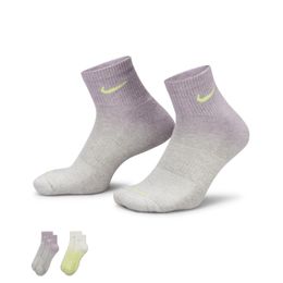 Nike Everyday Plus gepolsterte Knöchelsocken (2 Paar) - Multi-Color