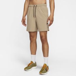 Nike Unlimited vielseitige Dri-FIT Herrenshorts ohne Futter (ca. 18 cm) - Braun