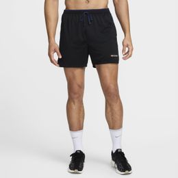 Nike Track Club Dri-FIT Herren-Laufshorts mit Innenslip (ca. 12,5 cm) - Schwarz