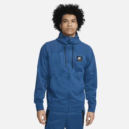 Nike Air Max Herren-Hoodie mit durchgehendem Reißverschluss - Blau