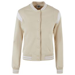 Urban Classics Sweatjacke Damen Gr&ouml;&szlig;e XXL beige / wei&szlig;