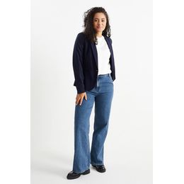 C&A Wide Leg Jeans-High Waist-LYCRA®