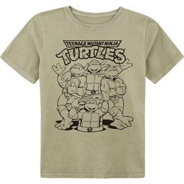 Teenage Mutant Ninja Turtles Kids - Gruppe T-Shirt grün in 104