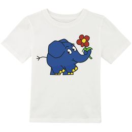 Die Sendung mit der Maus Kids - Elefant Blume T-Shirt multicolor in 104