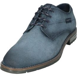 Bugatti Man AIS Halbschuhe, Leder, Label, für Herren, blau, 44