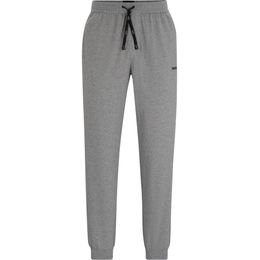BOSS Loungewear-Hose, Tunnelzug, für Herren, grau, XL