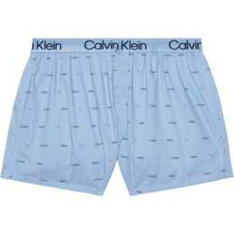 Calvin Klein Boxershorts, Logo-Bund, für Herren, blau, L