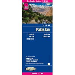 Reise Know-How Landkarte Pakistan (1:1.300.000) - Reise Know-How Verlag Peter Rump, Karte (im Sinne von Landkarte)