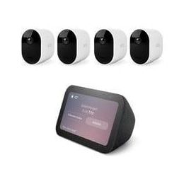 Mendler Arlo Pro 5 Spotlight Kamera 4er-Set + Echo Show 5 Gen. 3