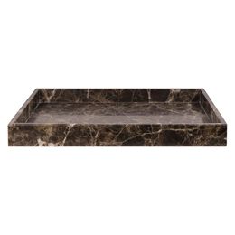 METTE DITMER Marble Tablett, 30 x 40 cm, braun