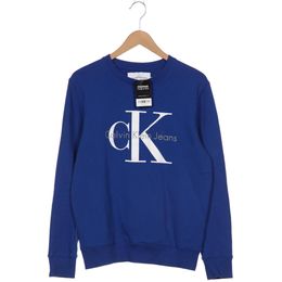Calvin Klein Jeans Herren Sweatshirt, blau, Gr. 48