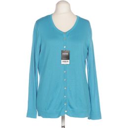 Peter Hahn Damen Strickjacke, blau