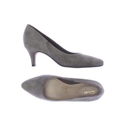 Clarks Damen Pumps, grau, Gr. 4