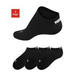 Puma Sneakersocken (3-Paar) in klassischer Form, schwarz