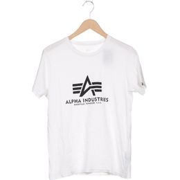 Alpha Industries Herren T-Shirt, weiß, Gr. 48