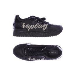 Replay Damen Sneakers, schwarz