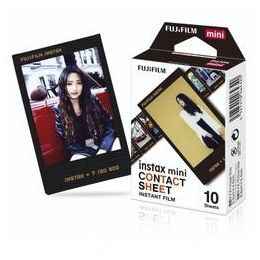 Fujifilm Instax Mini Film Contact Sheet Color