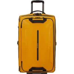 Samsonite Weichgepäck-Trolley Ecodiver, 67 cm, 2 Rollen, Trolley Reisegepäck Weichgepäck teilweise aus recyceltem Material, gelb