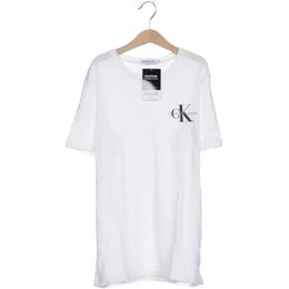 Calvin Klein Jeans Herren T-Shirt, weiß, Gr. 170