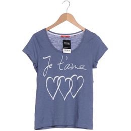 EDC by Esprit Damen T-Shirt, blau, Gr. 38