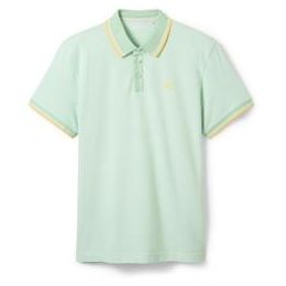 Tom Tailor Herren Basic Poloshirt, grün, Uni, Gr. XL