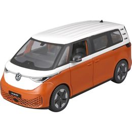 Maisto® Sammlerauto VW ID.Buzz weiß/orange, Maßstab 1:24, orange|weiß