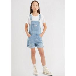 Levi's® kids Levi's® Kids Latzhose mit Knöpfen an der Taille for GIRLS, blau