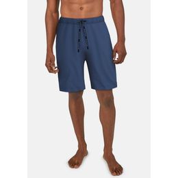 Tom Tailor Bermudas mit Logo-Bindeband, blau